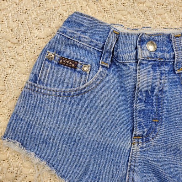 Riders by Lee | Bottoms | Vintage Denim Cutoffs Riders Kids 6 | Poshmark